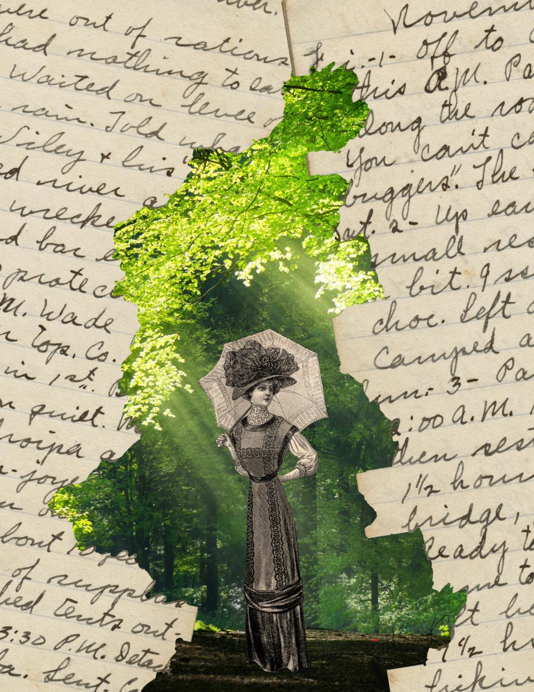 Collage Victorian Style Poster: Download - Etsy