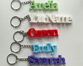 Personalized Keychain / Cute Customizable Name Tag / Custom - Etsy