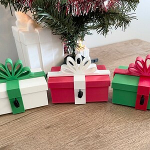 Cute 3D Printed Lockable Gift Card Present / Christmas Present Box ...