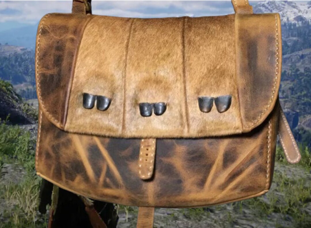 Arthur Morgan Bag,red Dead Redemption,pure Cowhide Cowboy Style ...