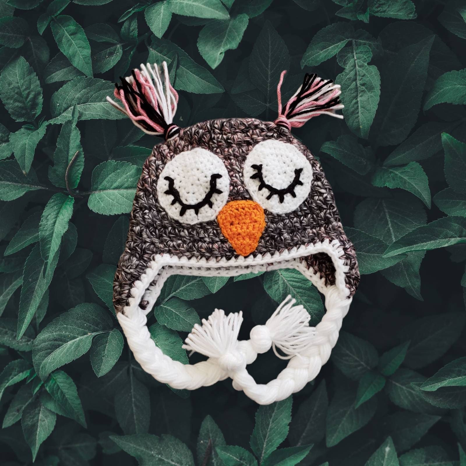 Crochet Owl Hat For Girls