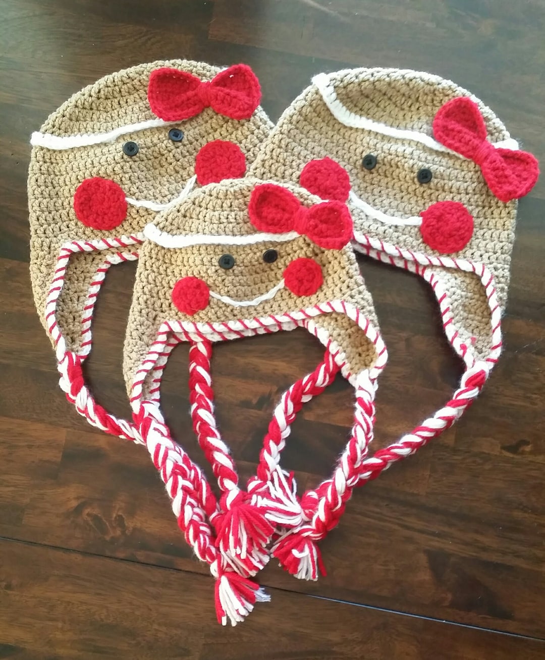 Gingerbread Man Hat, Unique Holiday Headwear, Christmas Present Idea ...