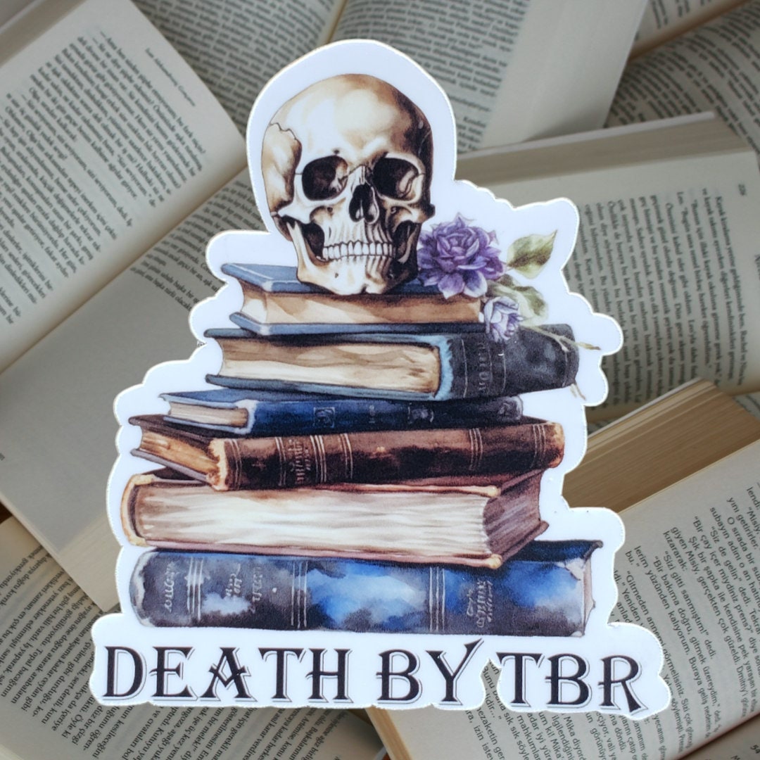 Decorative Vinyl to Be Read Kindle Sticker, Bookish Novel TBR Reading ...