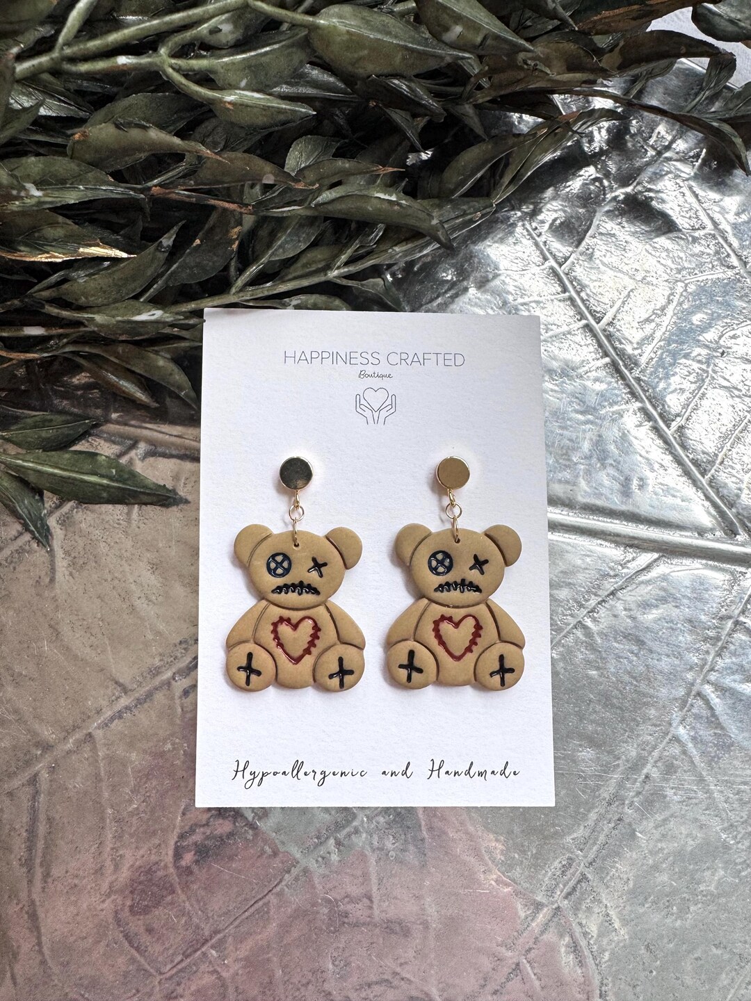 Voodoo Teddy Bears | Halloween | Spooky Season | Dangles ...