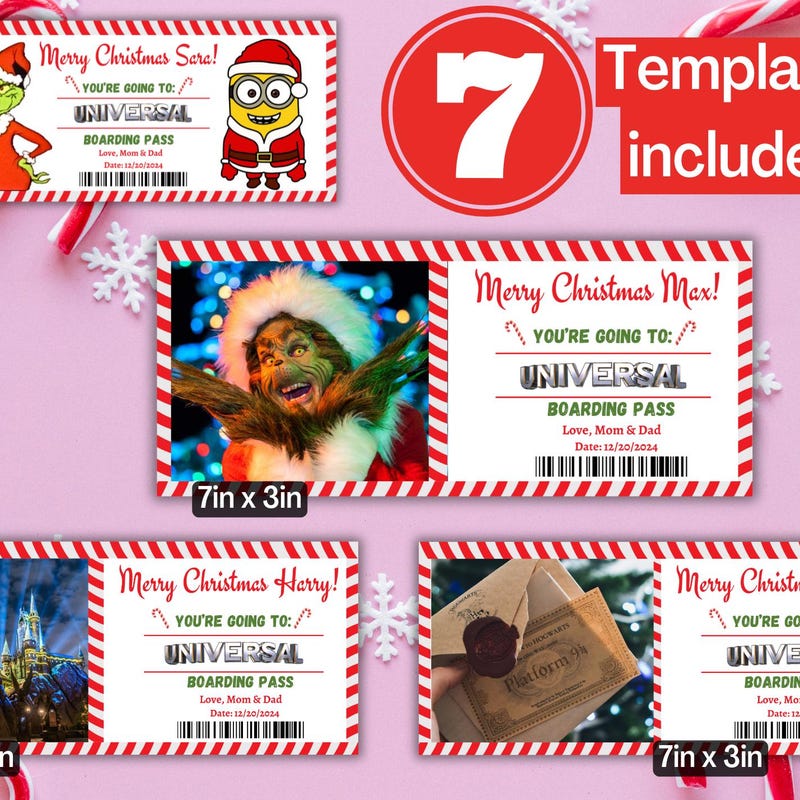 Grinch Holiday Tickets - Etsy