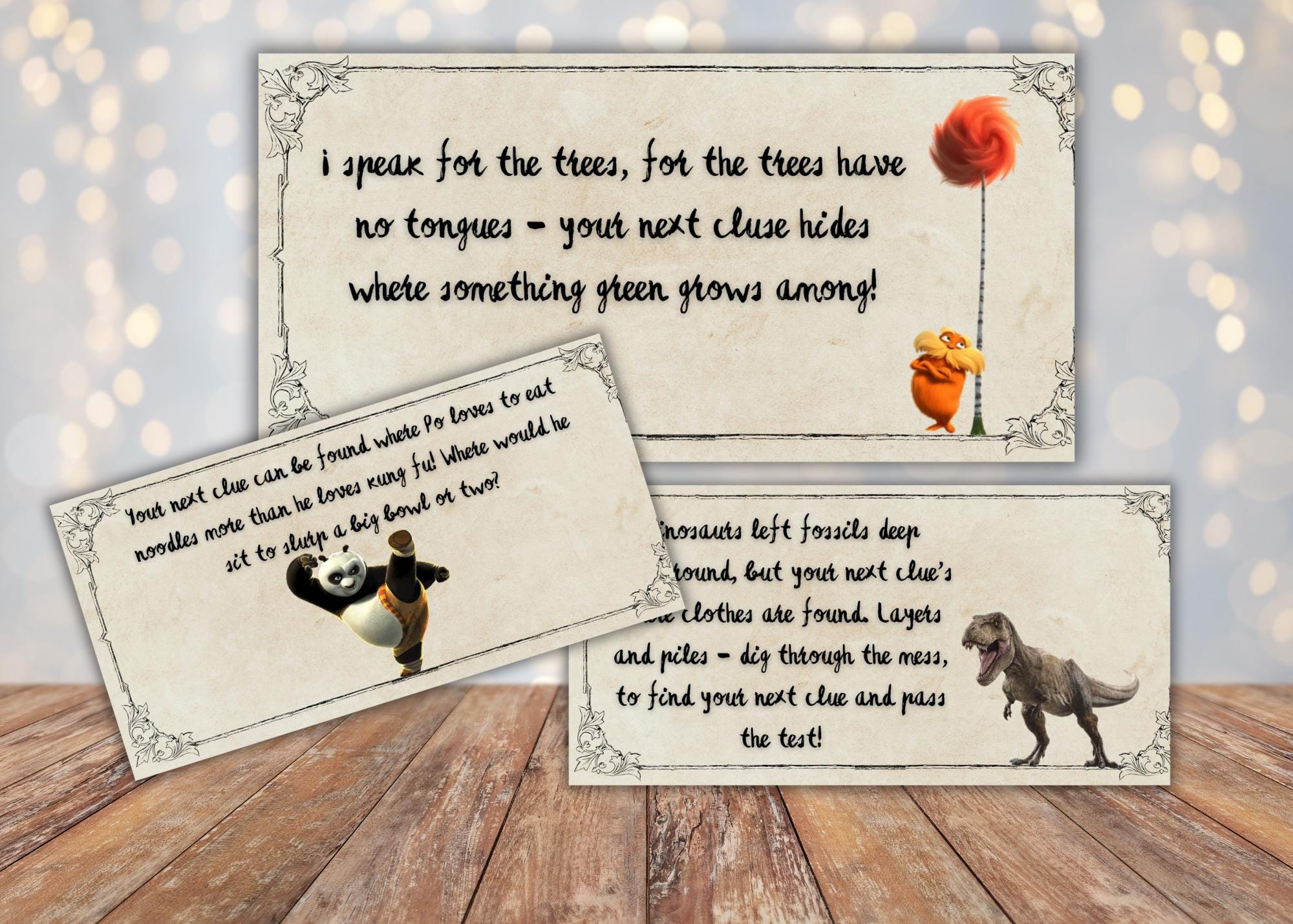 Universal Studios Scavenger Hunt Printable | Editable Trip Reveal Clues ...