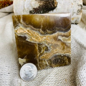 3 1/8” Banded Rootbeer Calcite Pyramid - Etsy