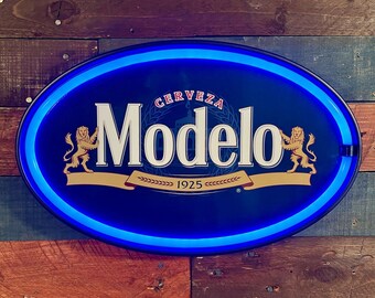 Modelo Beer Sign - Etsy