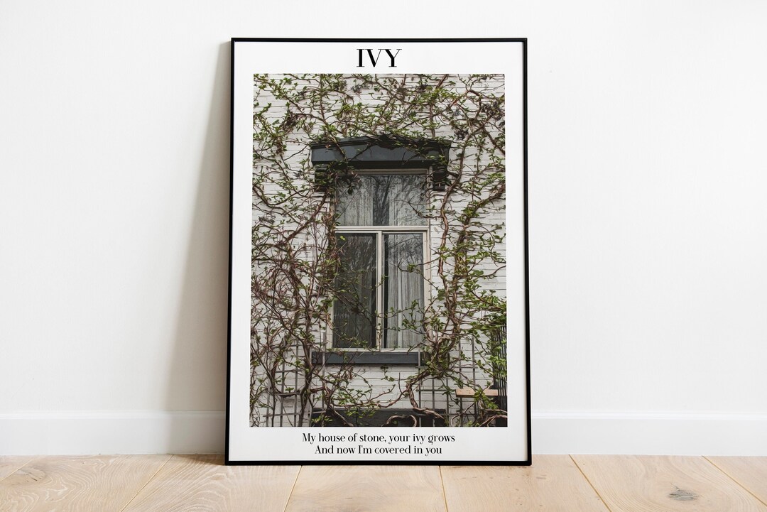 Ivy Print, Ivy Window Digital Print, Evermore Design, Girly Wall Art ...