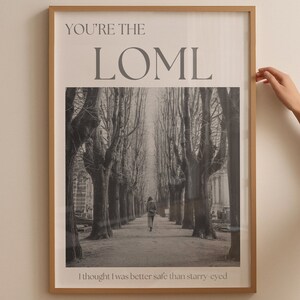 LOML Physical Matte Poster - Etsy