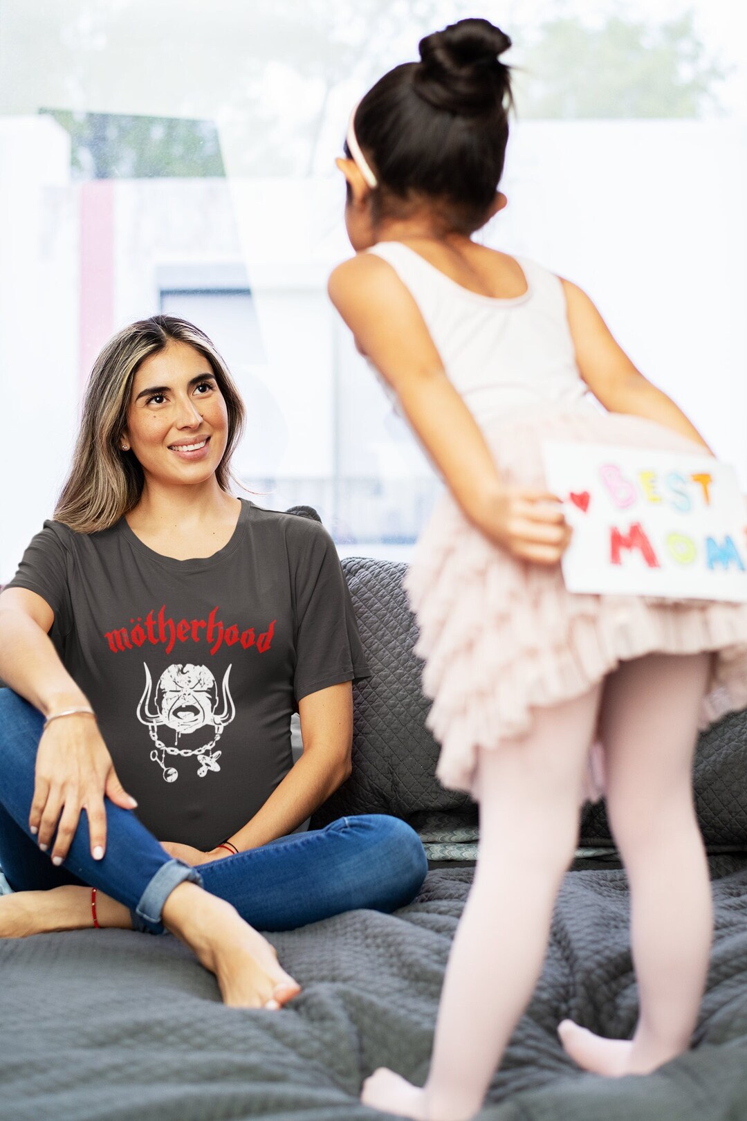 Motherhood Unisex Rock and Roll T-shirt, Mothers Day T Shirt, Womens ...