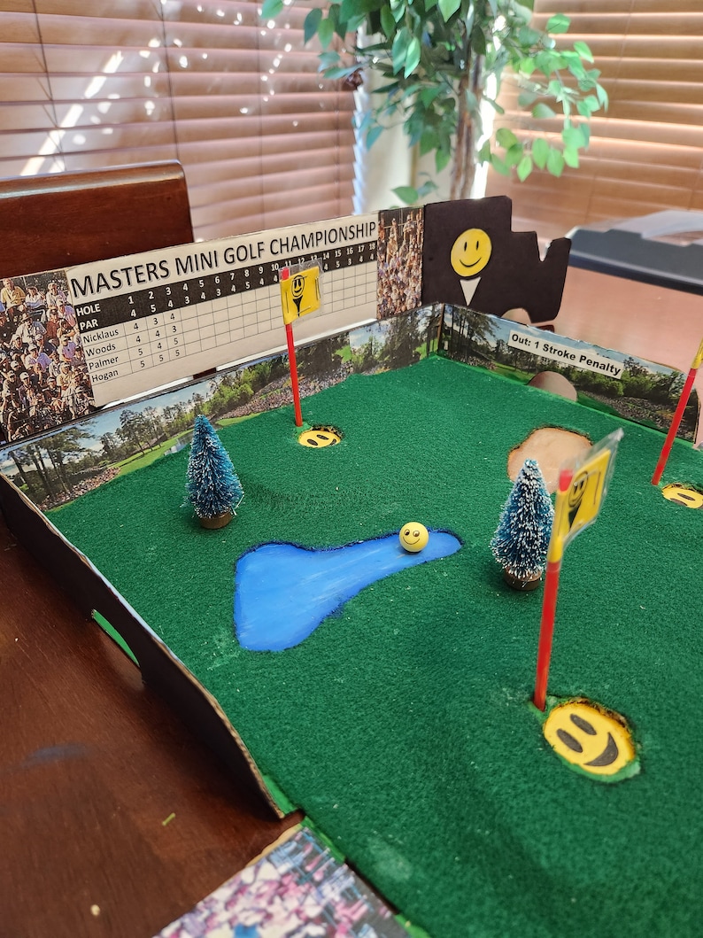 Miniature Golf Putting Family Game - Etsy