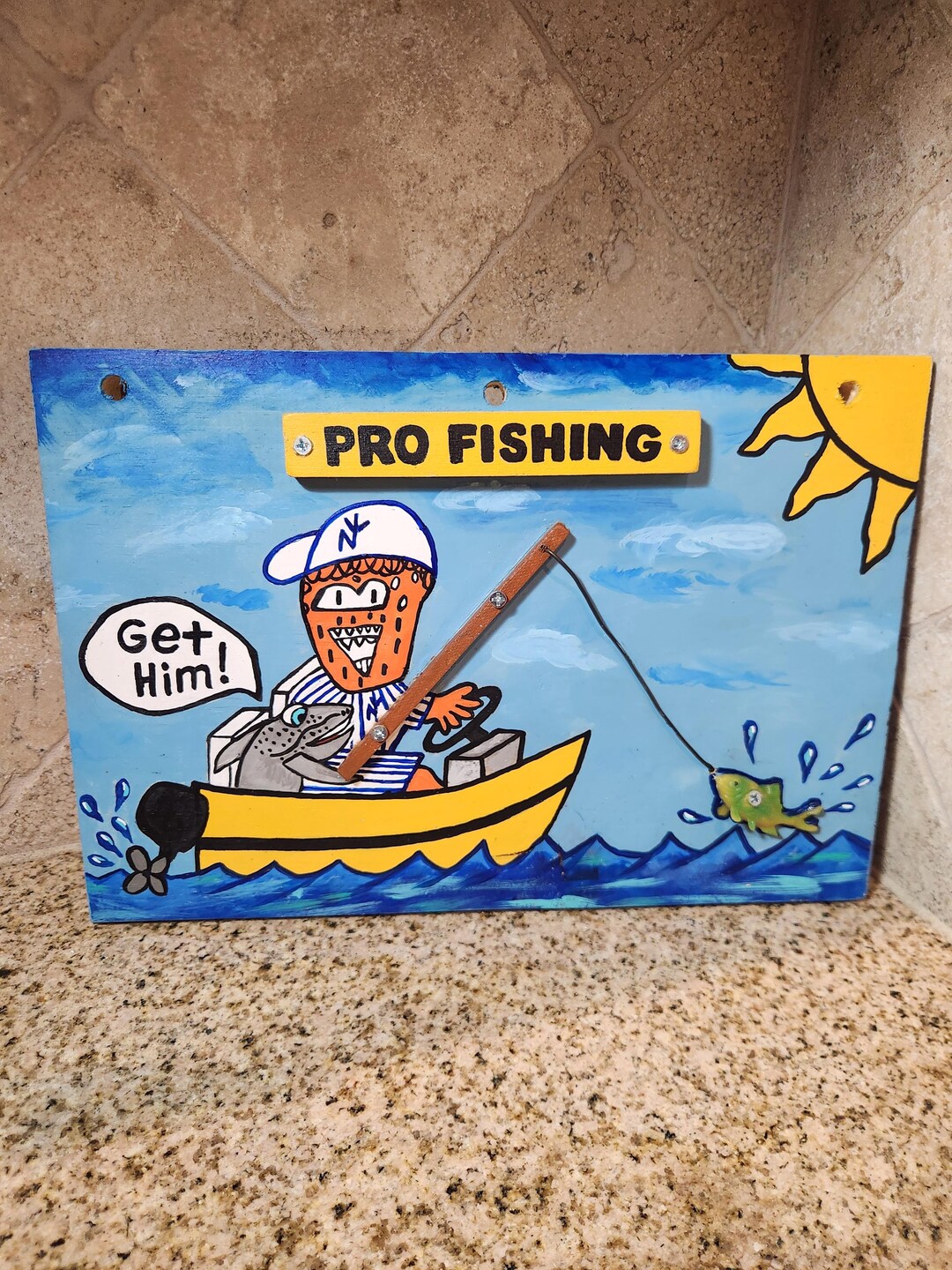 Cartoon Fish Painting - Etsy