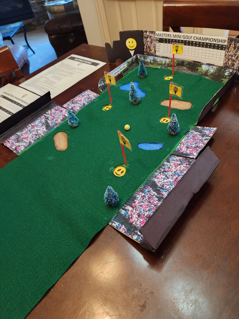 Miniature Golf Putting Family Game - Etsy