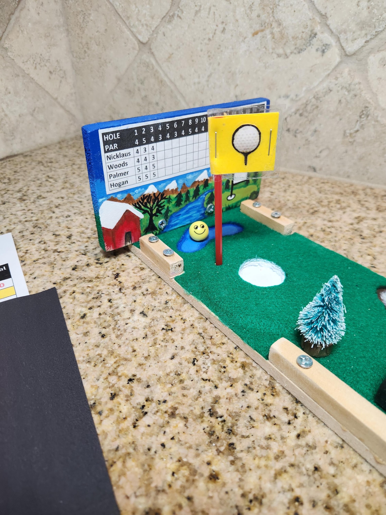 Mini Miniature Putt Putt Desktop Golf Gifts Game - Etsy