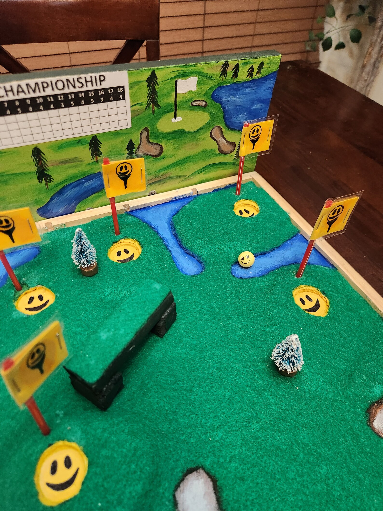 Miniature Golf Putt Putt Board Game - Etsy