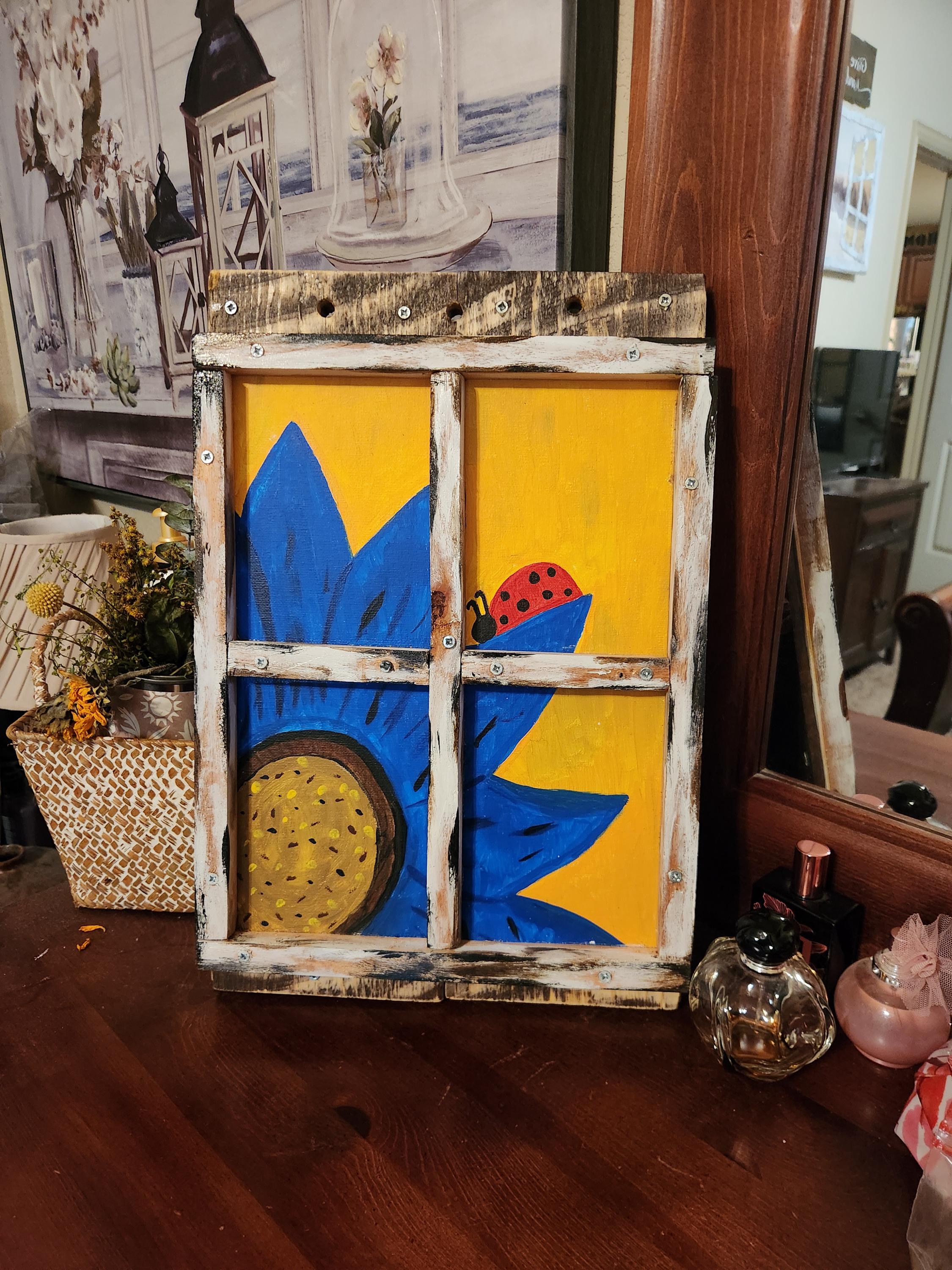 Barn Farmhouse Window Wall Painting - Etsy