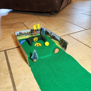 Miniature Cornhole Golf Putt Putt Game - Etsy