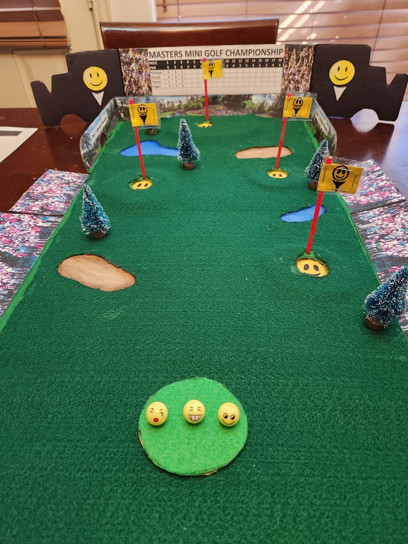Miniature Golf Putting Family Game - Etsy