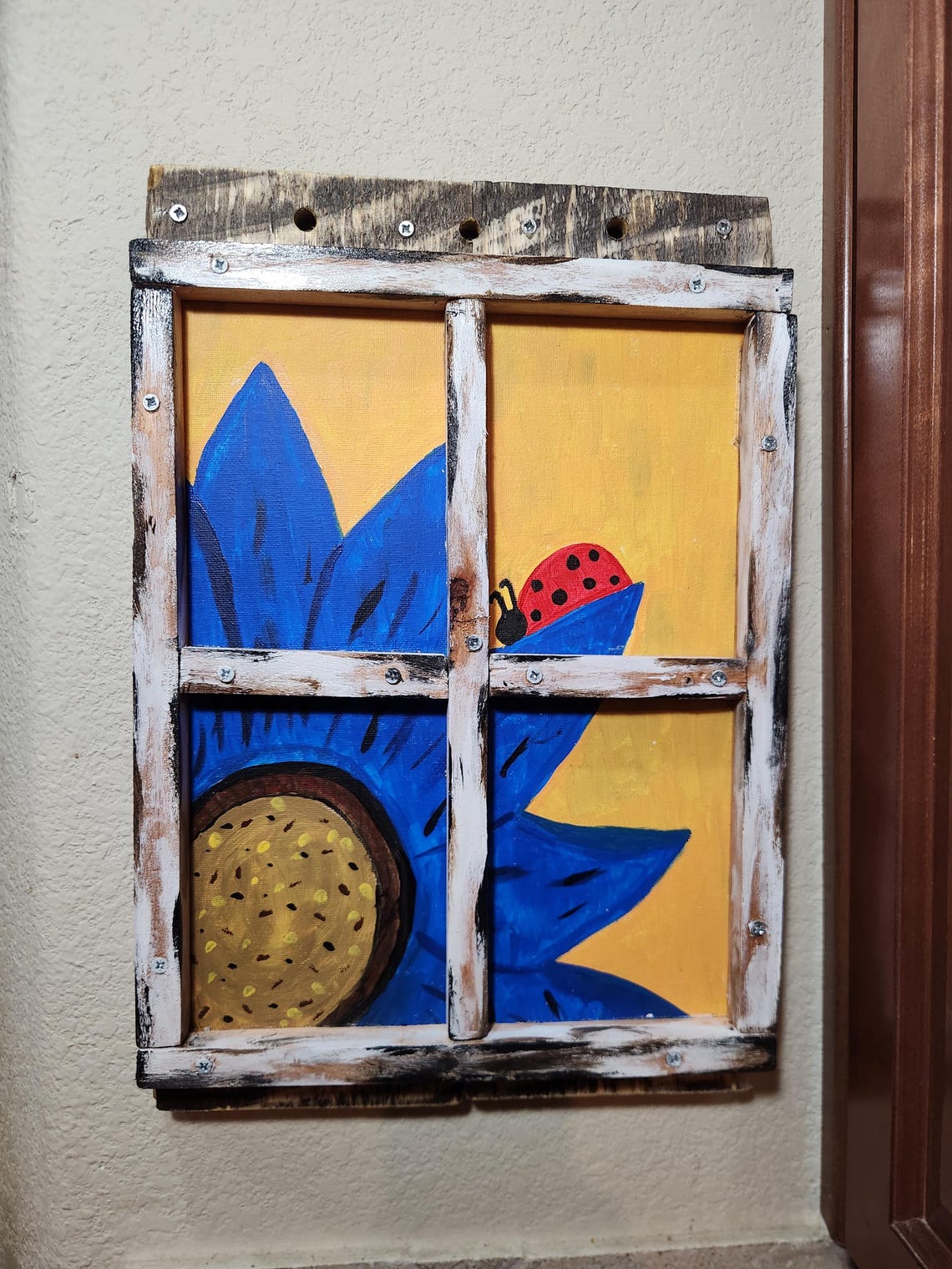 Barn Farmhouse Window Wall Painting - Etsy