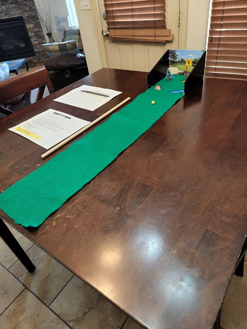 Cornhole Miniature Golf Putting Family Game - Etsy