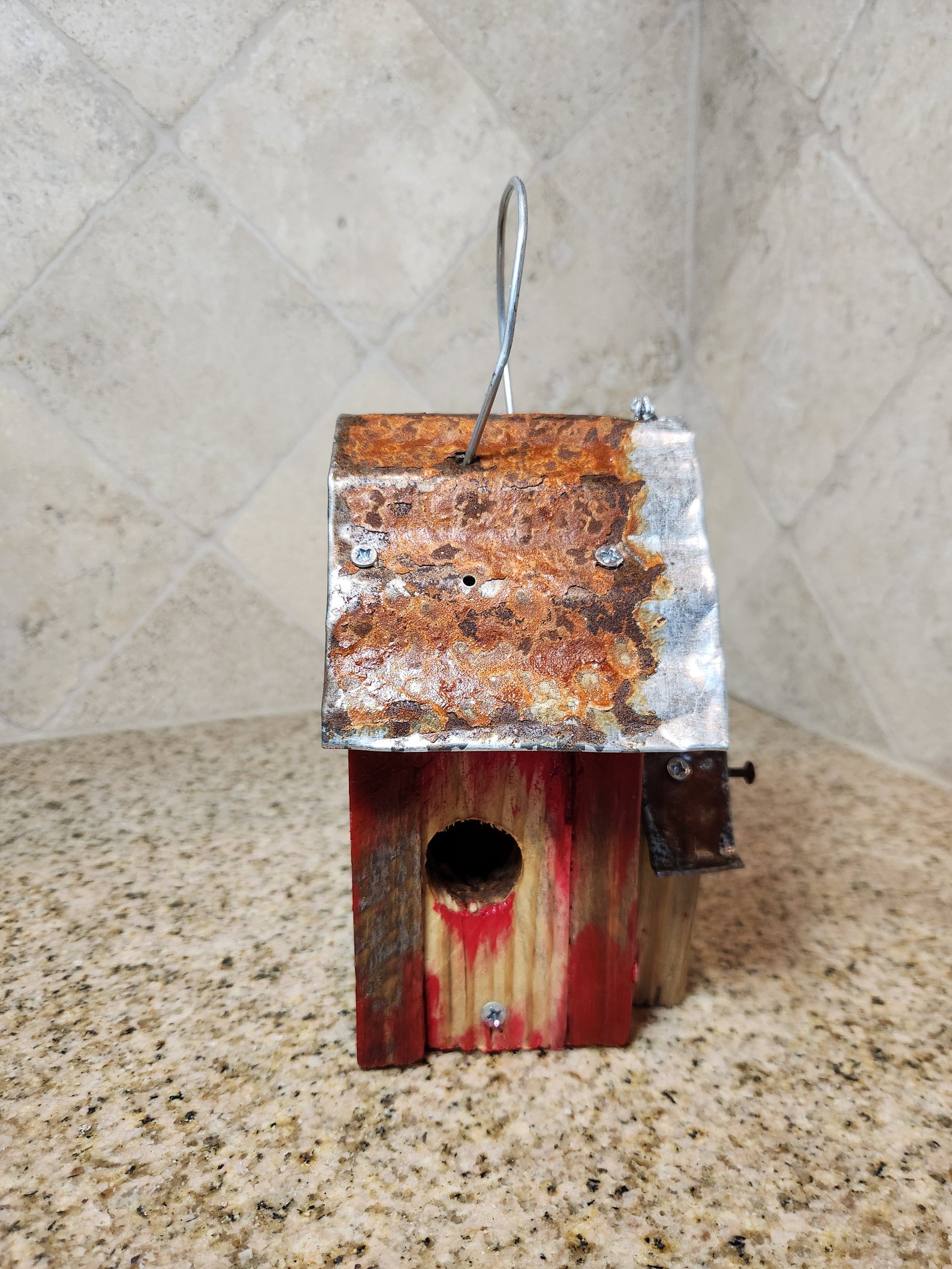 Small Rustic Barn Birdhouse - Etsy