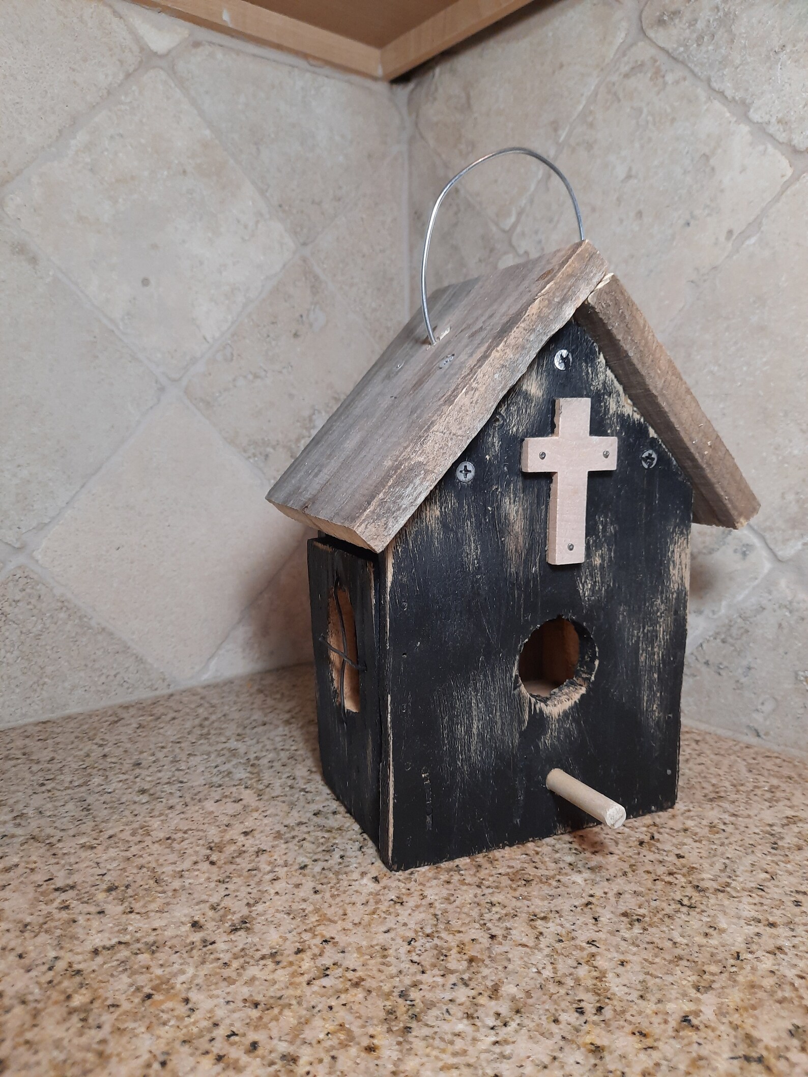 Rustic Wood Church Birdhouse - Etsy
