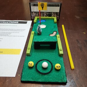 Mini Miniature Golf Gift Putting Desktop Game - Etsy
