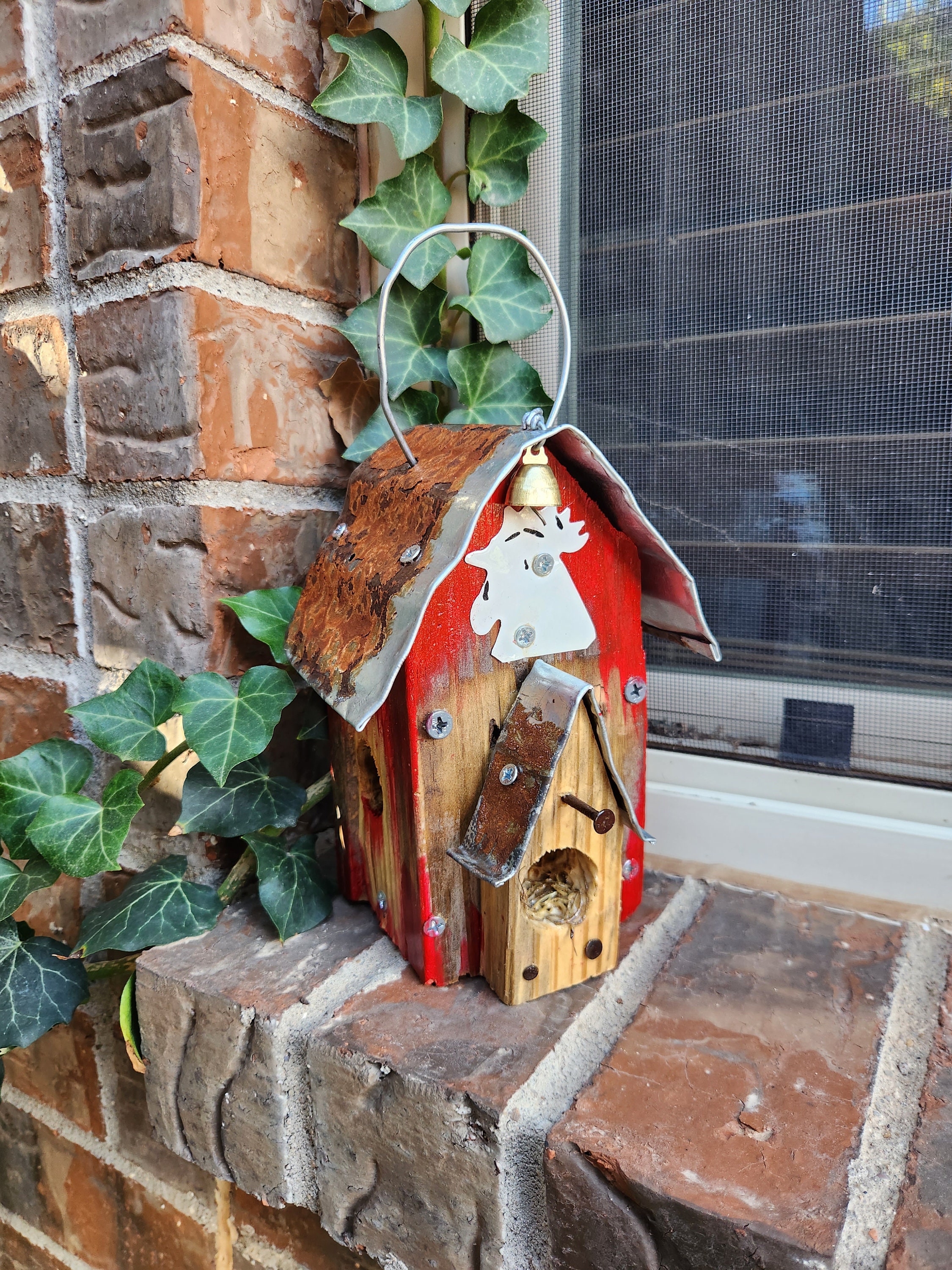 Small Rustic Barn Birdhouse - Etsy