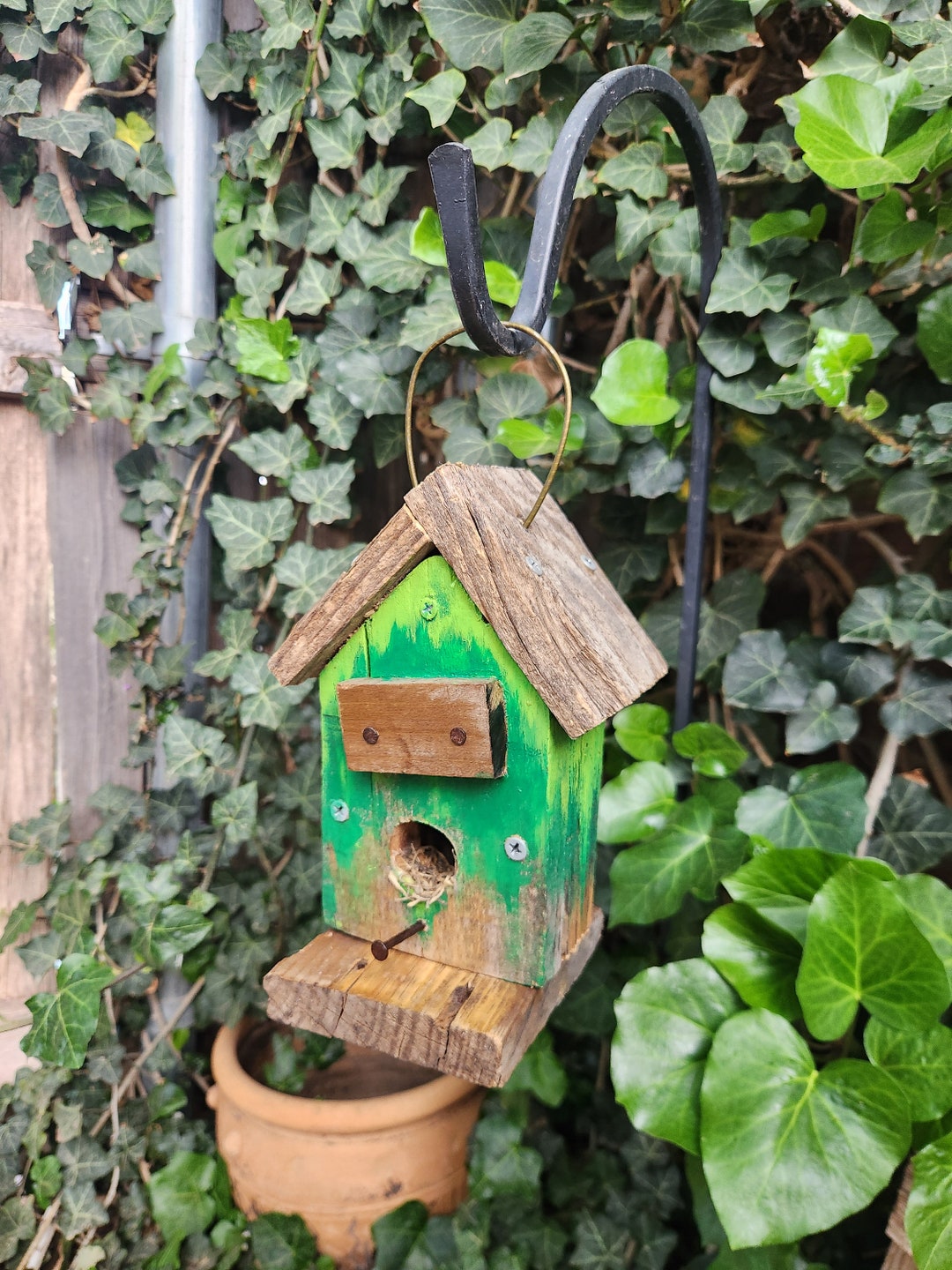 Small Rustic Country Birdhouse - Etsy