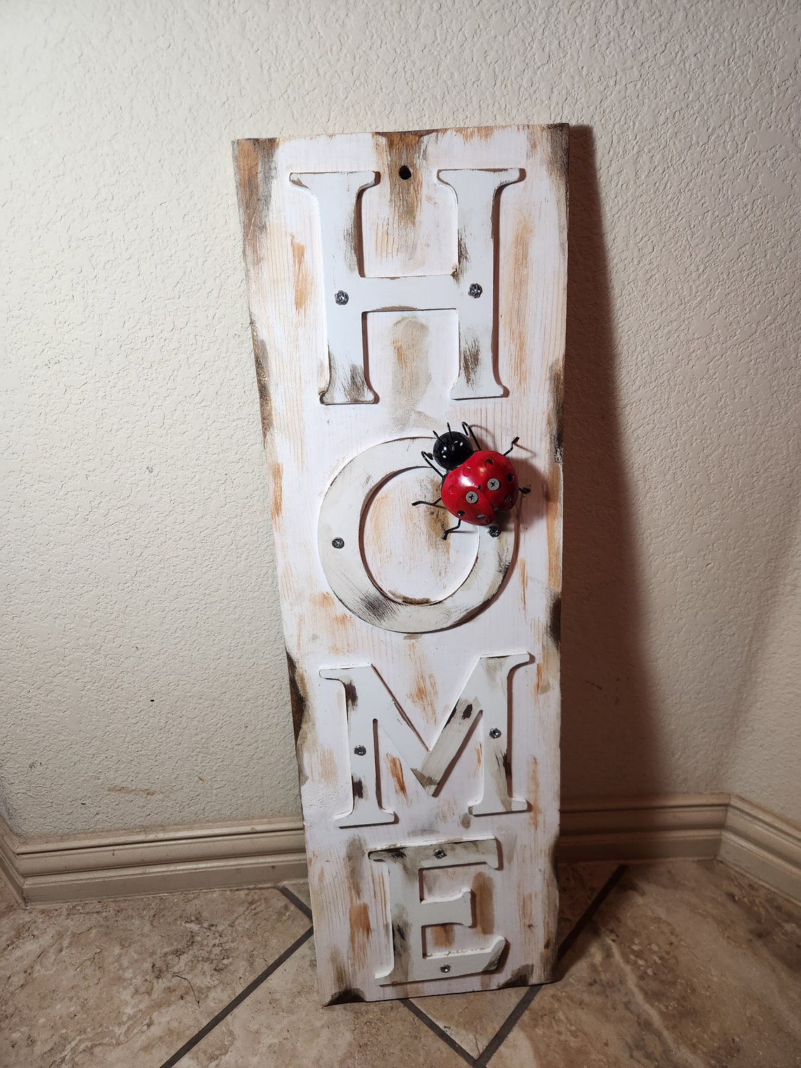 Rustic Farmhouse Home Sign - Etsy