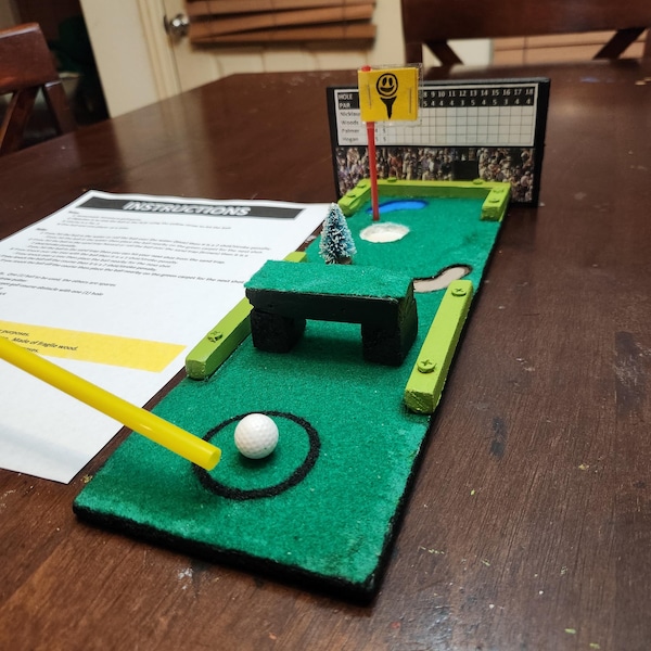 Portable Mini Golf - Etsy