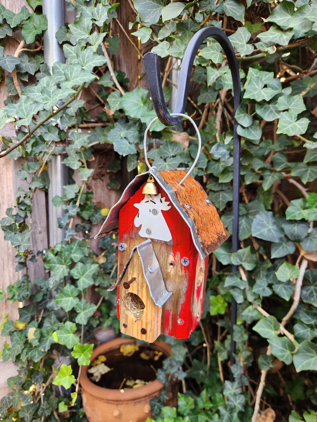 Small Rustic Barn Birdhouse - Etsy