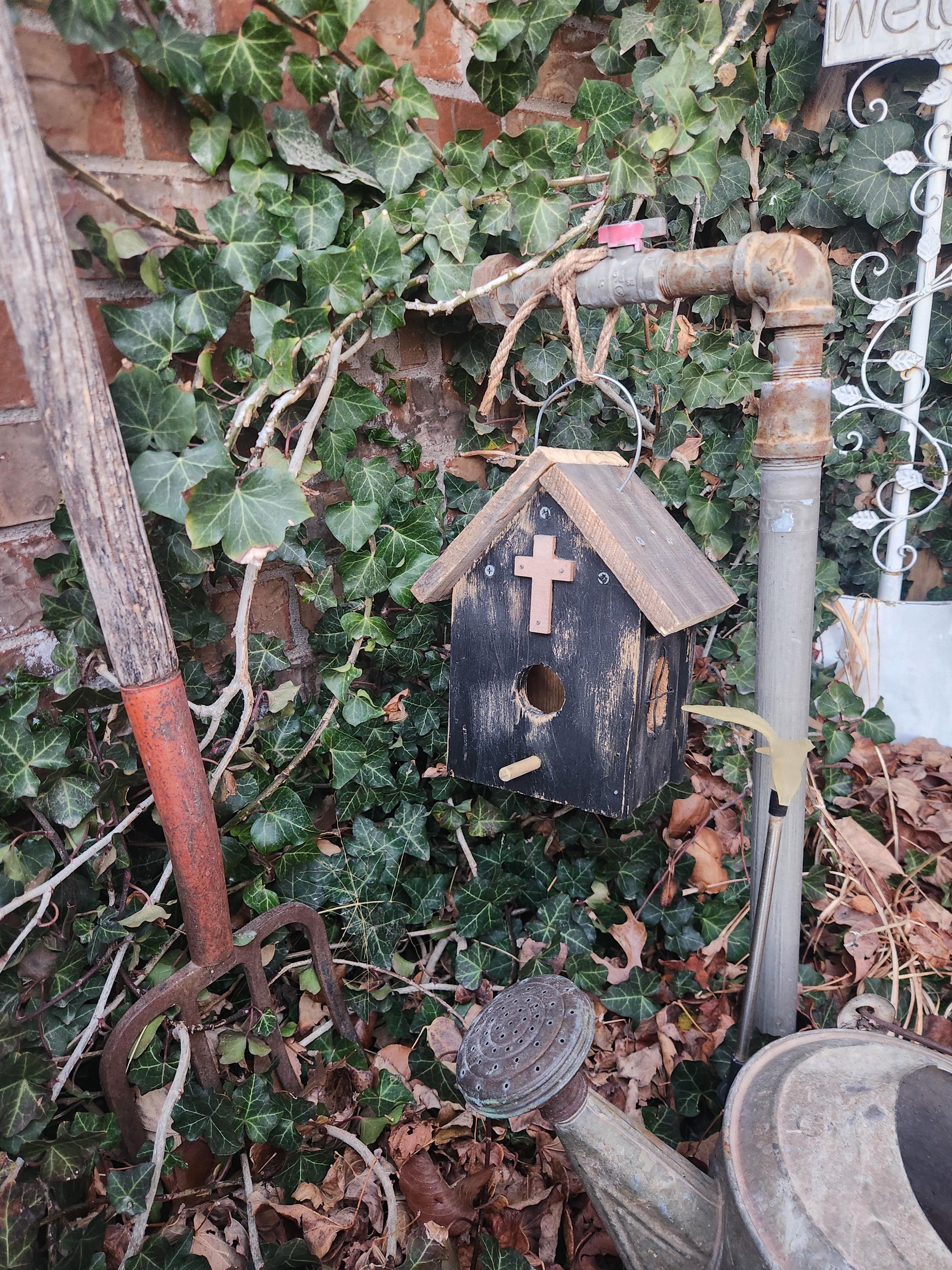 Rustic Wood Church Birdhouse - Etsy