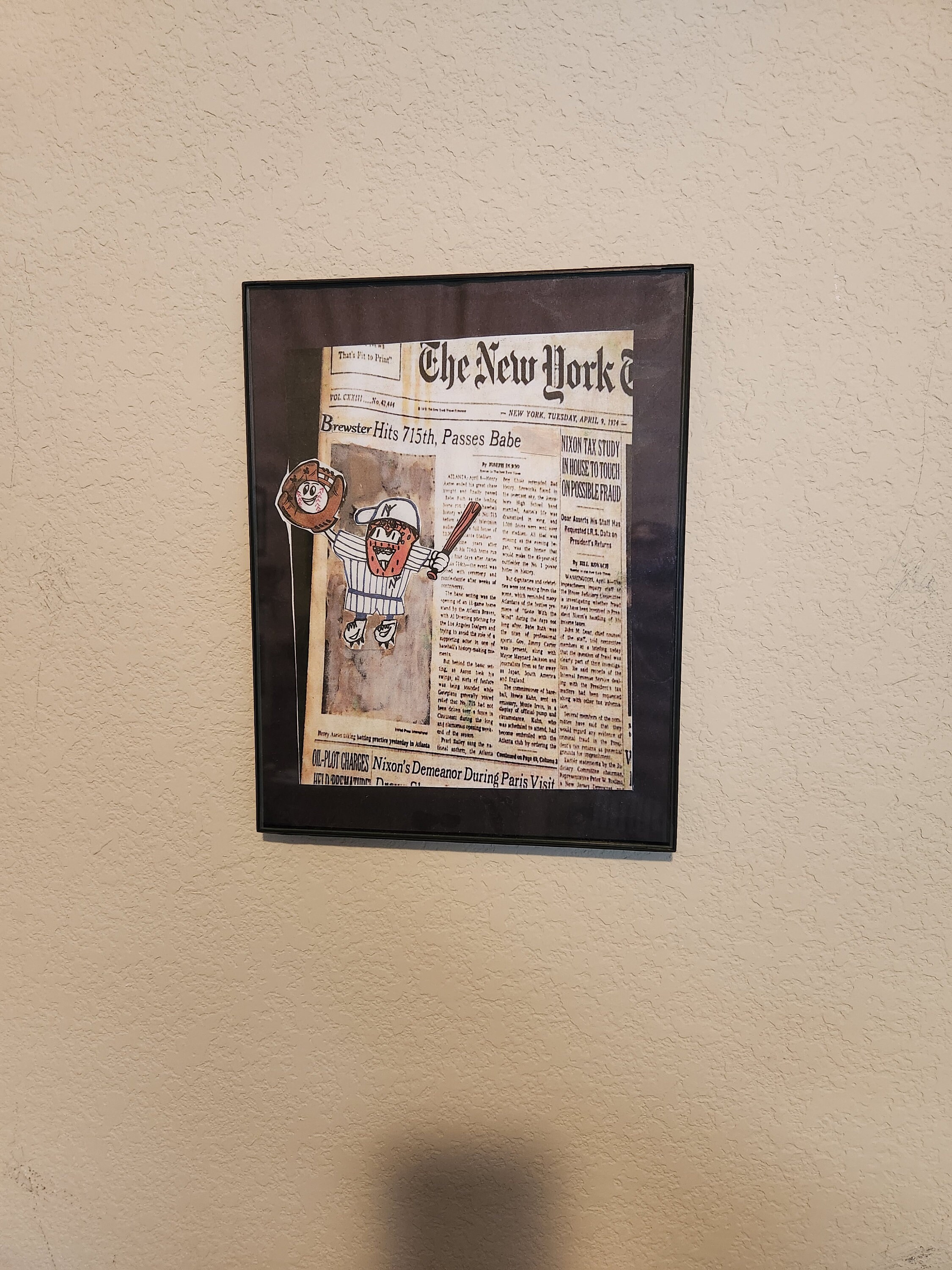 Baseball Home Run Cartoon Poster - Etsy