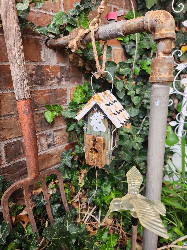 Rustic Small Barn Birdhouse - Etsy