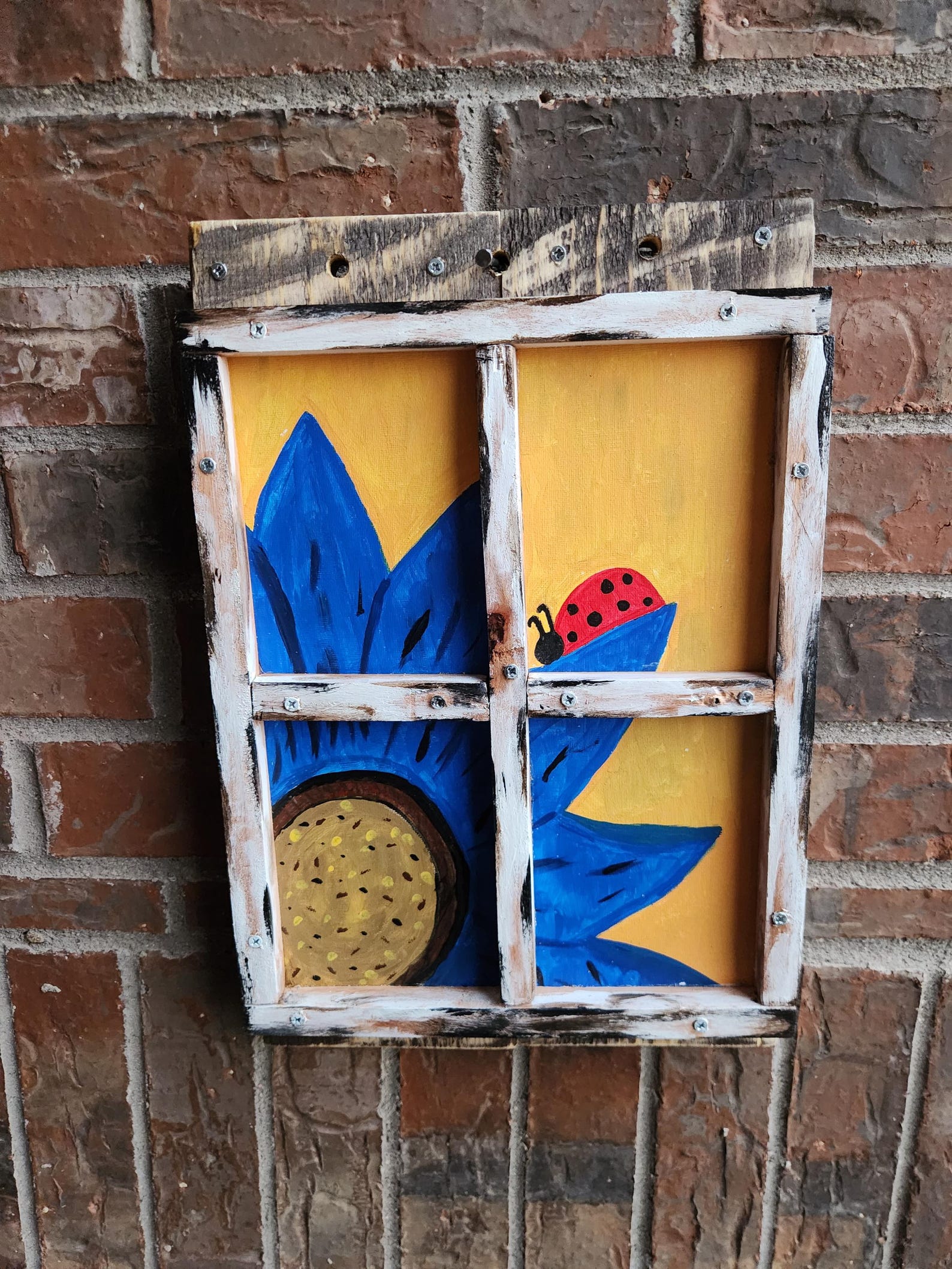 Barn Farmhouse Window Wall Painting - Etsy