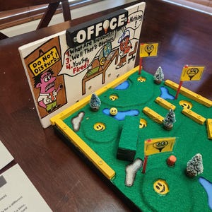Miniature Indoor Golf Cornhole Putting Game - Etsy