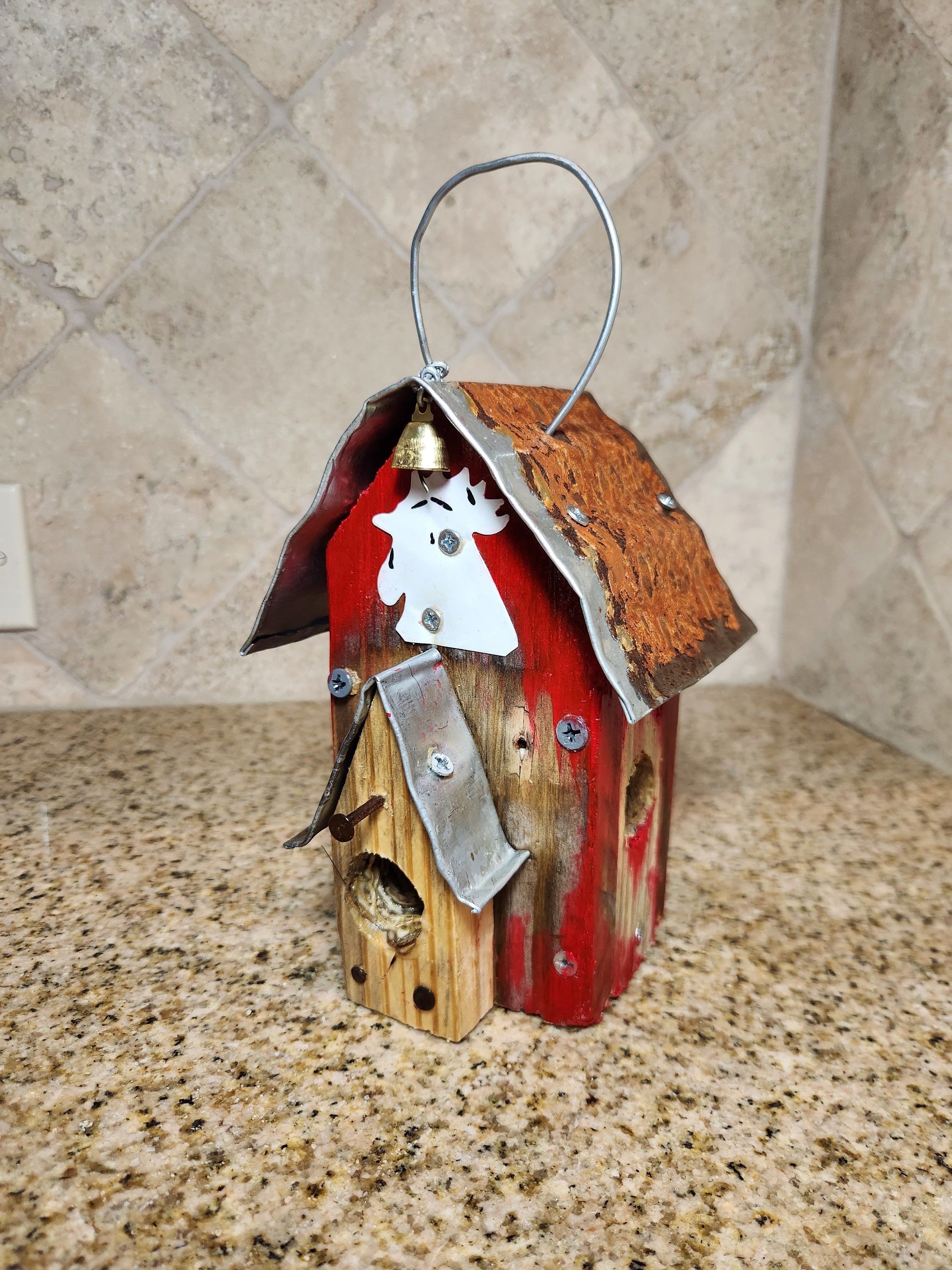 Small Rustic Barn Birdhouse - Etsy
