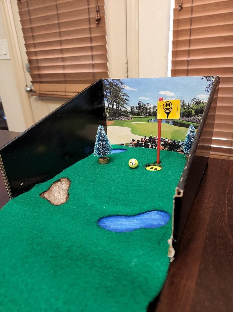 Cornhole Miniature Golf Putting Family Game - Etsy