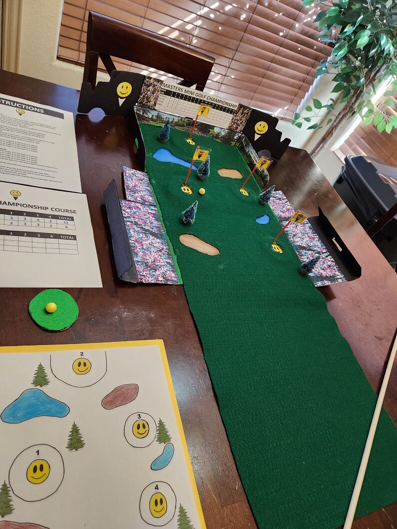 Miniature Golf Putting Family Game - Etsy