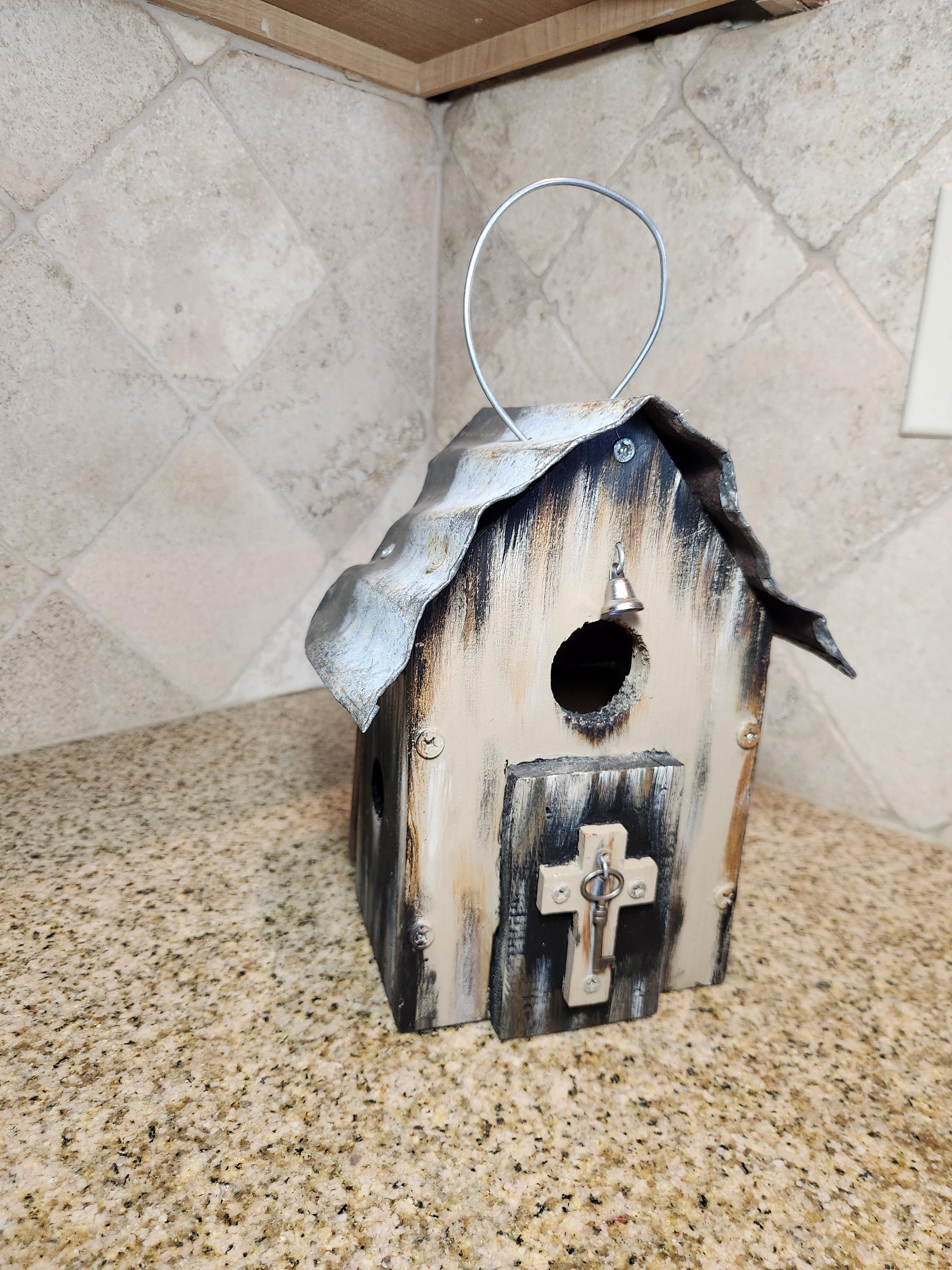 Rustic Gothic Church Birdhouse - Etsy