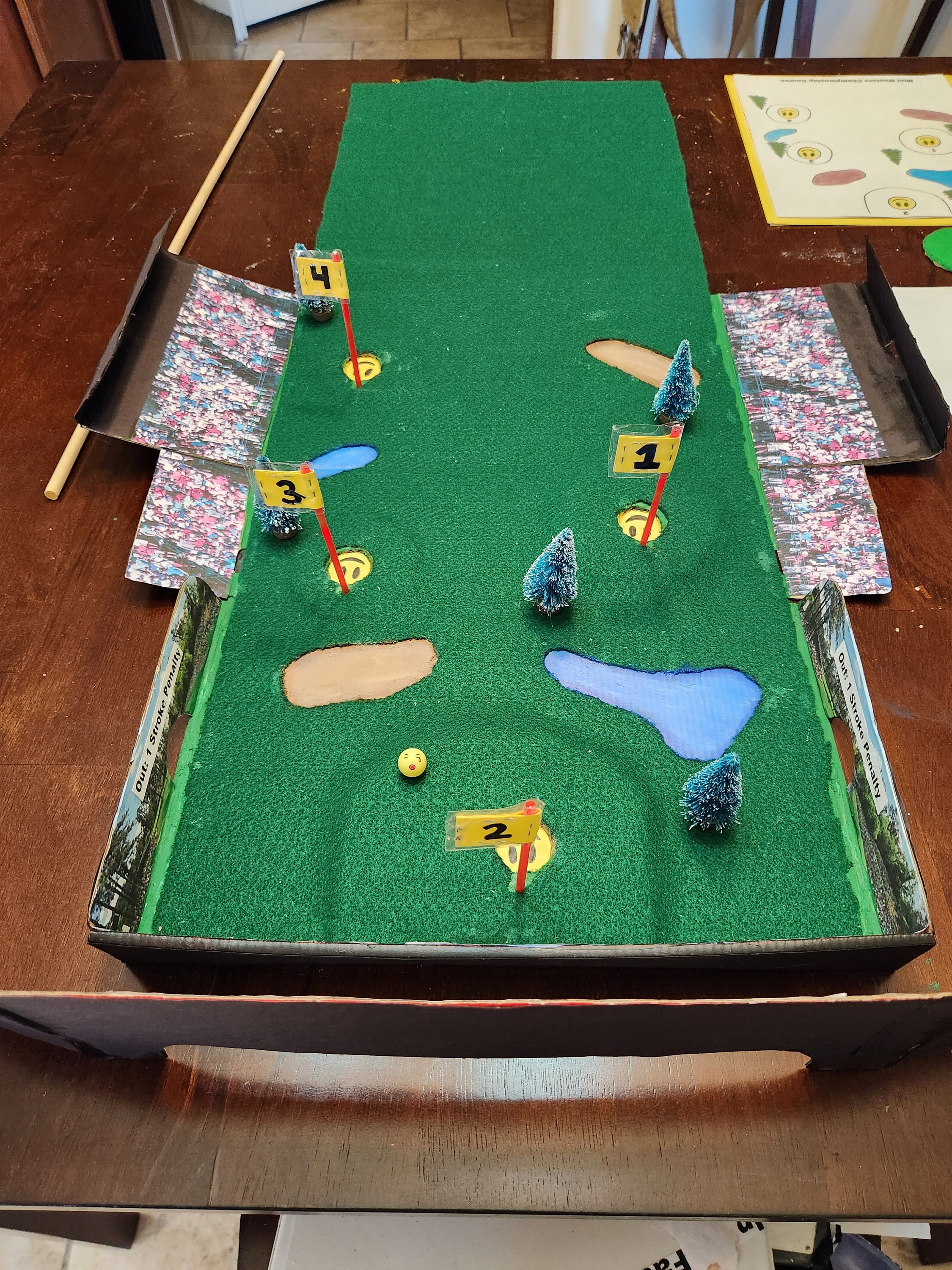 Miniature Golf Putting Family Game - Etsy