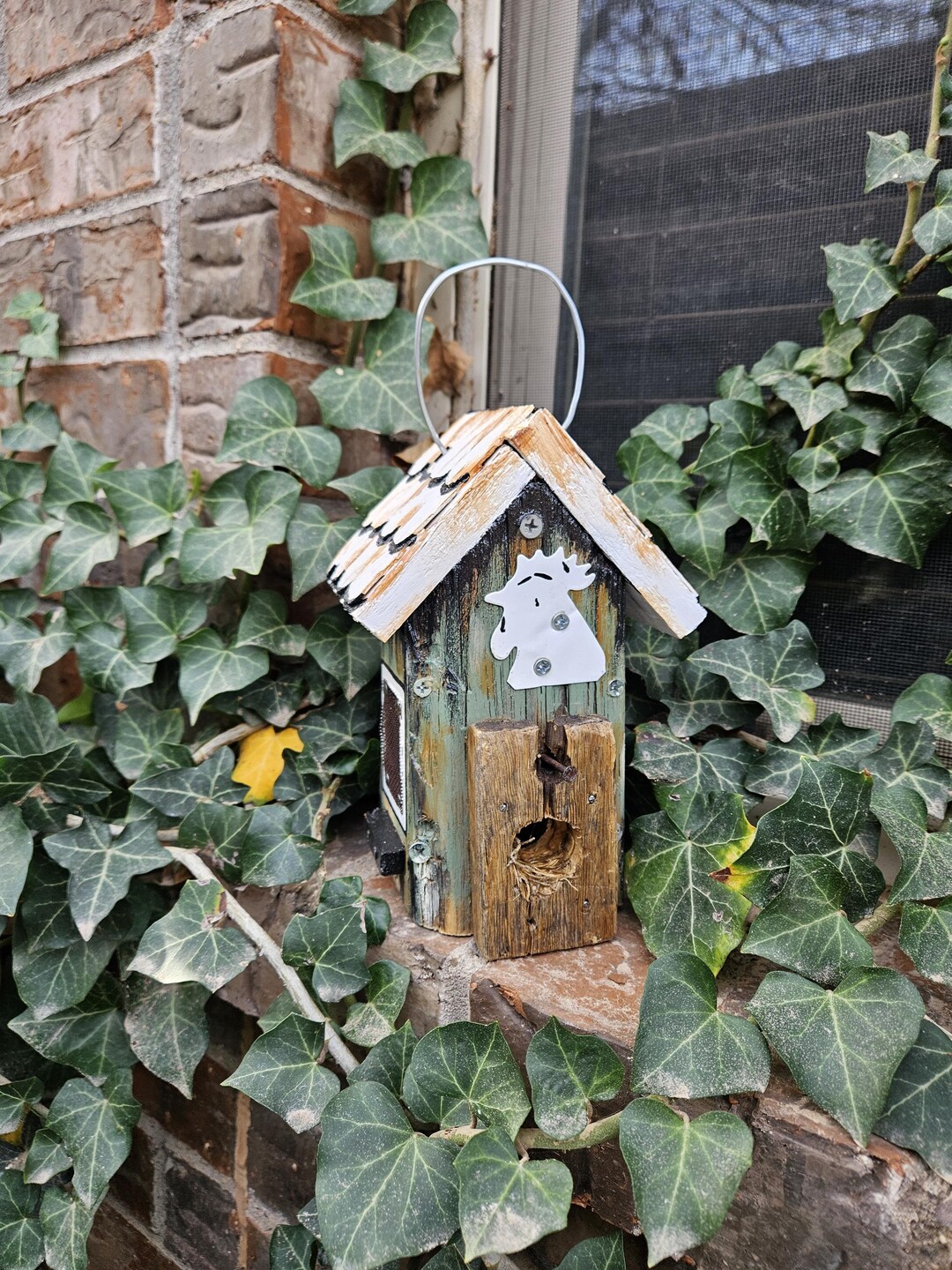 Rustic Small Barn Birdhouse - Etsy