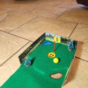 Miniature Cornhole Golf Putt Putt Game - Etsy