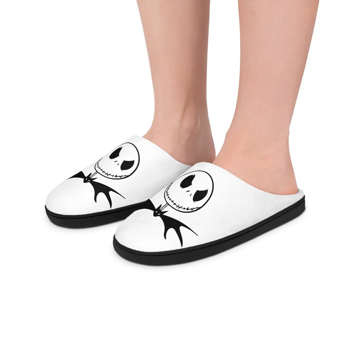 Men's Jack Indoor Slippers, Jack and Sally, Nightmare Before Christmas ...