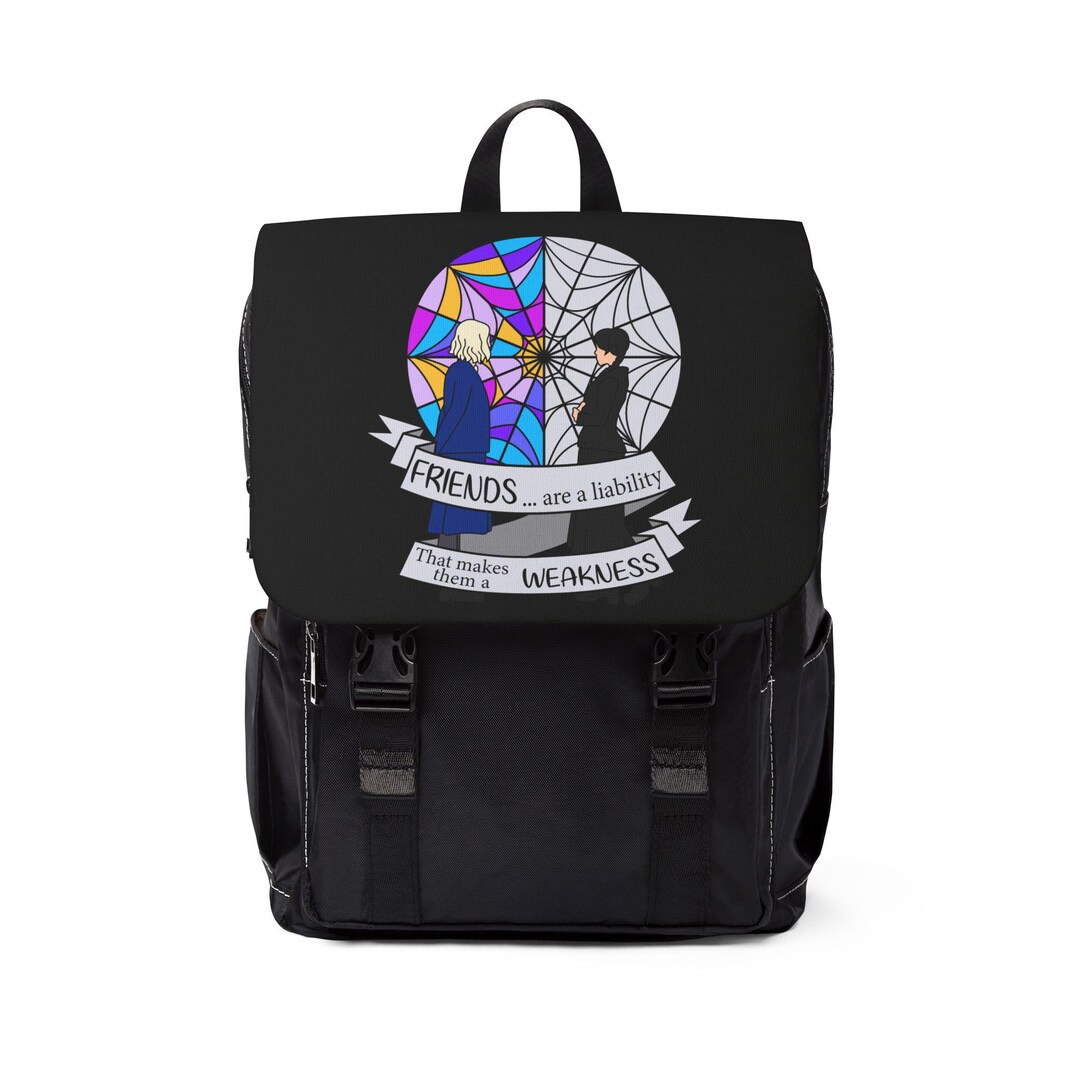 Shoulder Backpack, Wednesday Adams Backpack, Adams Family Lovers Gift ...
