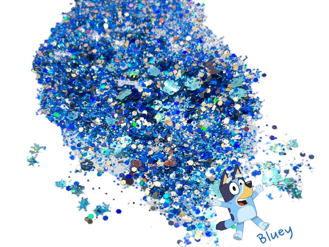 Bluey Inspired Chunky Glitter Mix Polyester Glitter With - Etsy