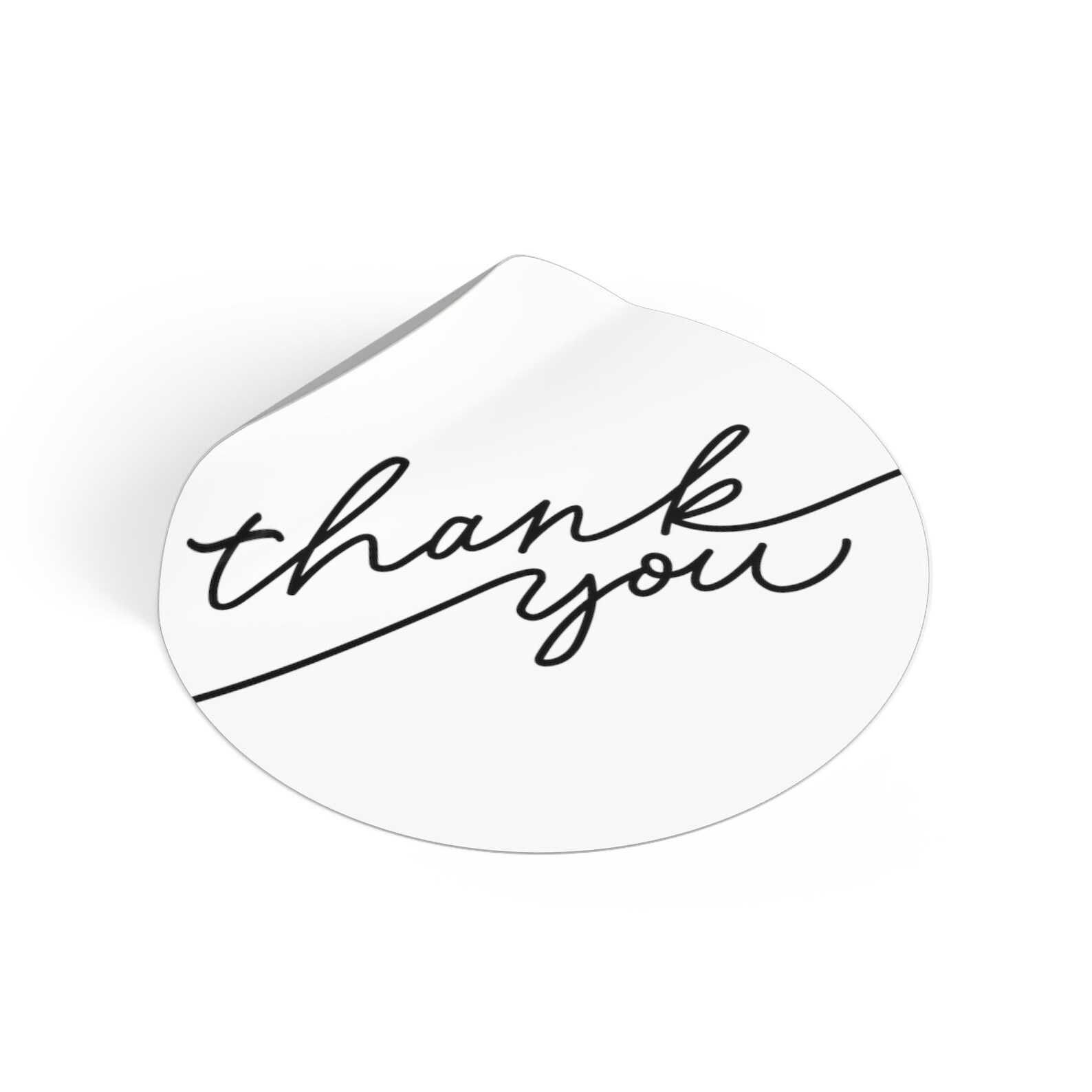 Thank You Sticker, Wedding Sticker, Thank You, Label, Gratitude Sticker ...