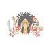 Mataji Sticker, Durga Maa, Laxmi Lucky Decal, Hindu God Sticker ...